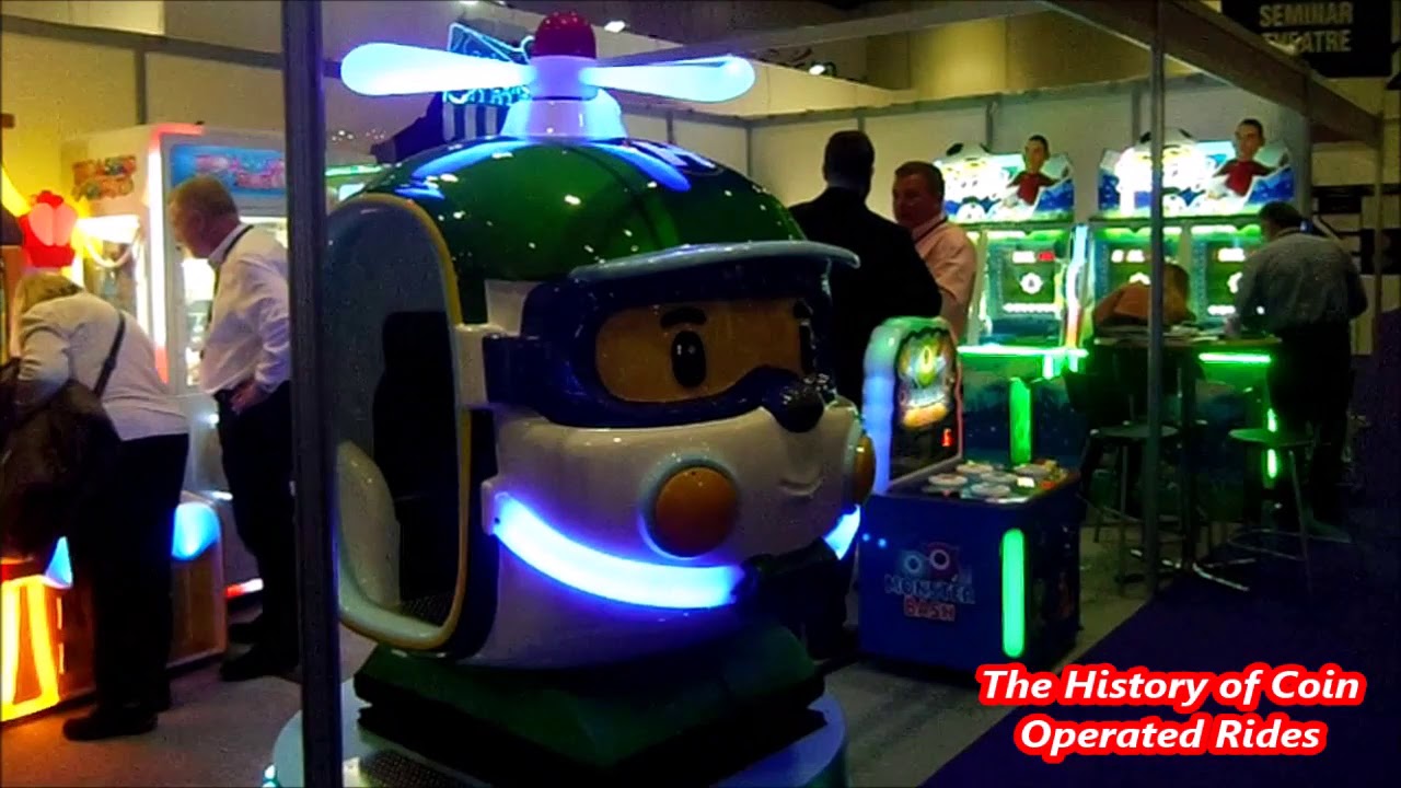 2010s Coin Operated Helicopter Kiddie Ride - Robocar Poli Helly Copter ...