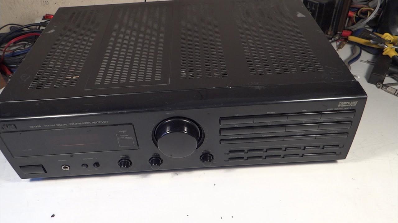 AMPLIFICADOR INTEGRADO RECEIVER JVC RX-308 JAPAN 1992 RESTAURACION P2 - YouTube