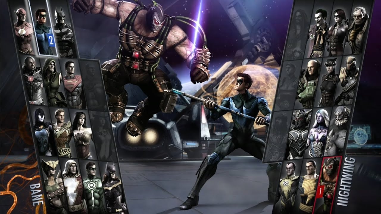 Bane Vs Nightwing INJUSTICE Gods Among Us #videojuegos #gameplays - YouTube