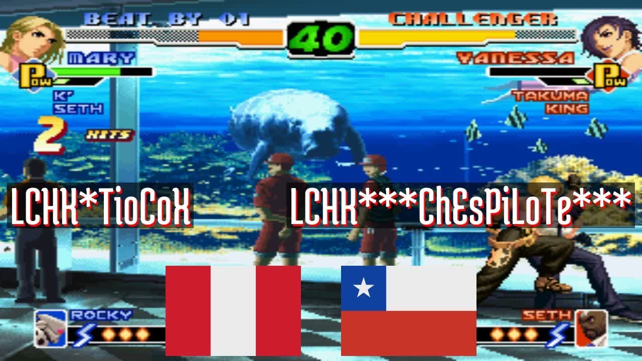 FT5 @kof2000: LCHK*TioCoX (PE) vs LCHK***ChEsPiLoTe*** (CL) [King of ...