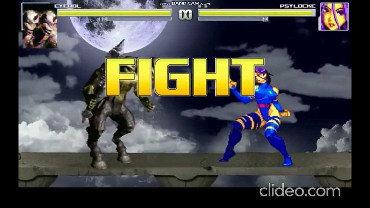 Mugen 眼多爾 Vs Psylocke Reverse Ryona Match Youtube