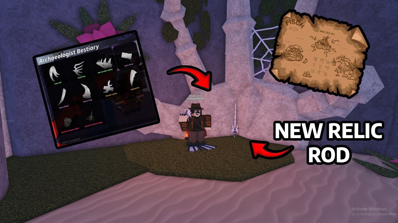 How To Get The New Relic Rod In Fisch!!!! - YouTube