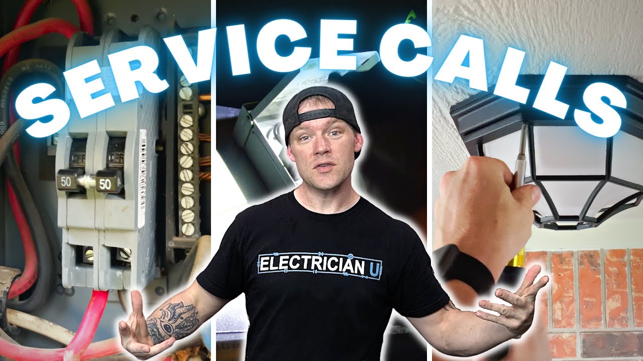 Service Calls With Electrician U!!! - YouTube