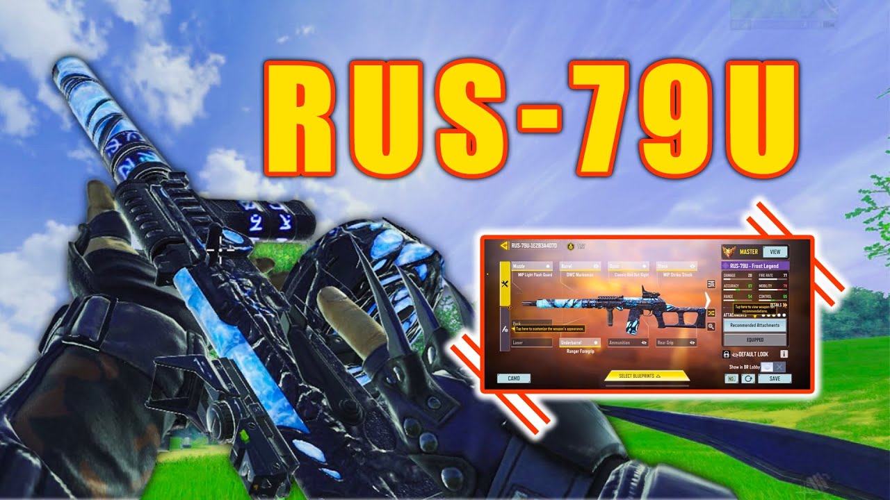 Finally I Use Most OG SMG IN BR!🔥| Best RUS-79U Gunsmith for Hip-Fire ...