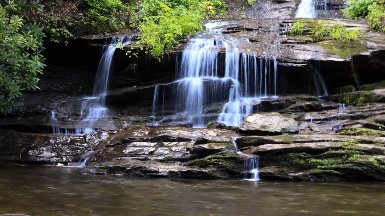 gentle waterfall | calm down in 5 minutes - YouTube