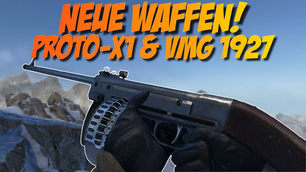Proto-X1 und VMG 1927 Neue Waffen in Call of Duty WW2 - YouTube