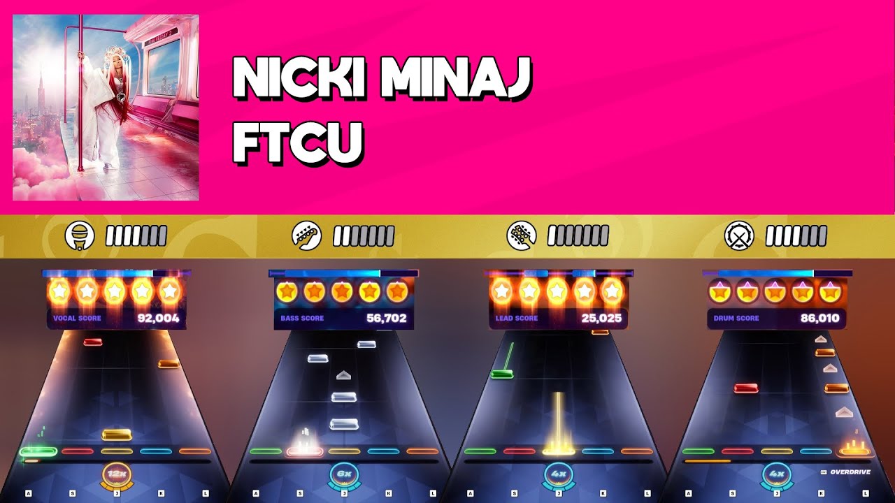 [Fortnite Festival] Nicki Minaj - FTCU || All Instruments Expert ...