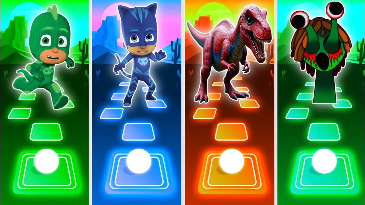 Green Catboy 🆚 Blue Catboy 🆚 Spiderman Dinosaur 🆚 Sprunki Eater Coffin ...