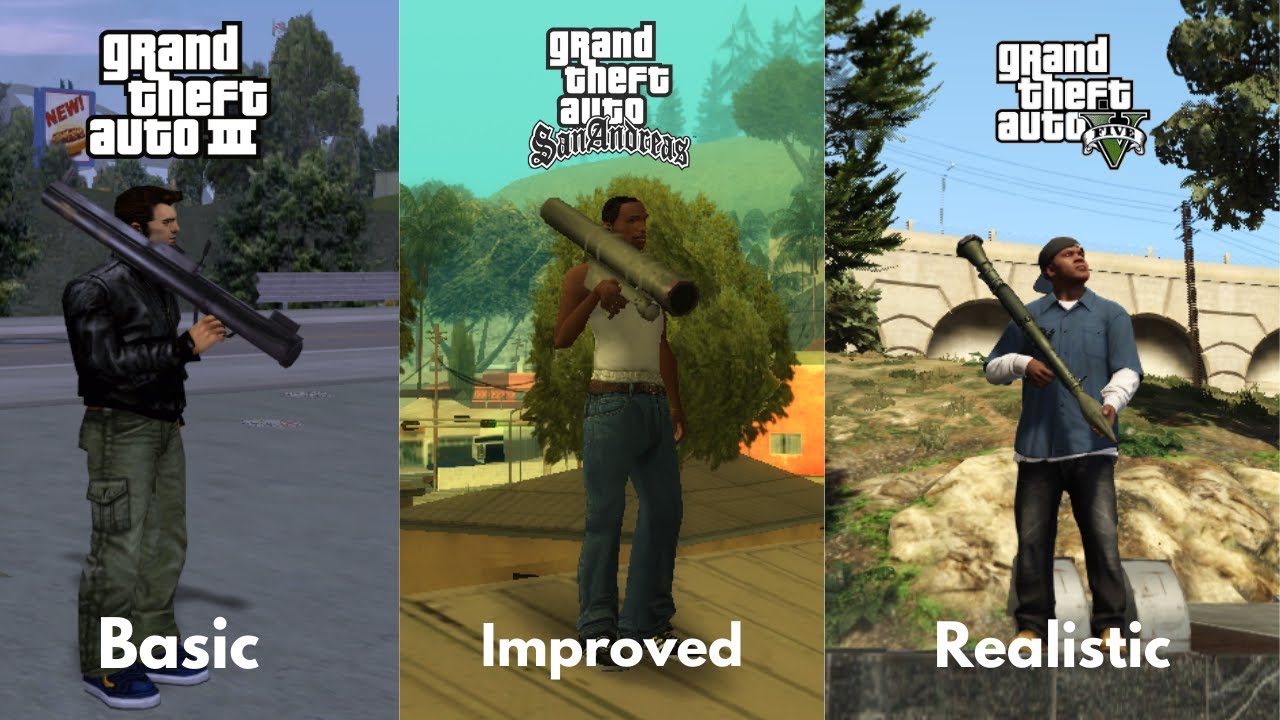 How ROCKET LAUNCHERS Have Changed in GTA Games! - YouTube
