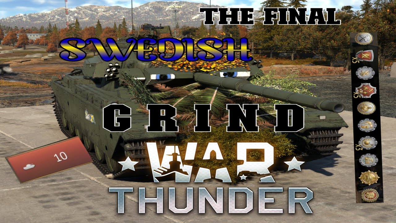 The FINAL swedish grind.... // The war thunder grind is finally done ...
