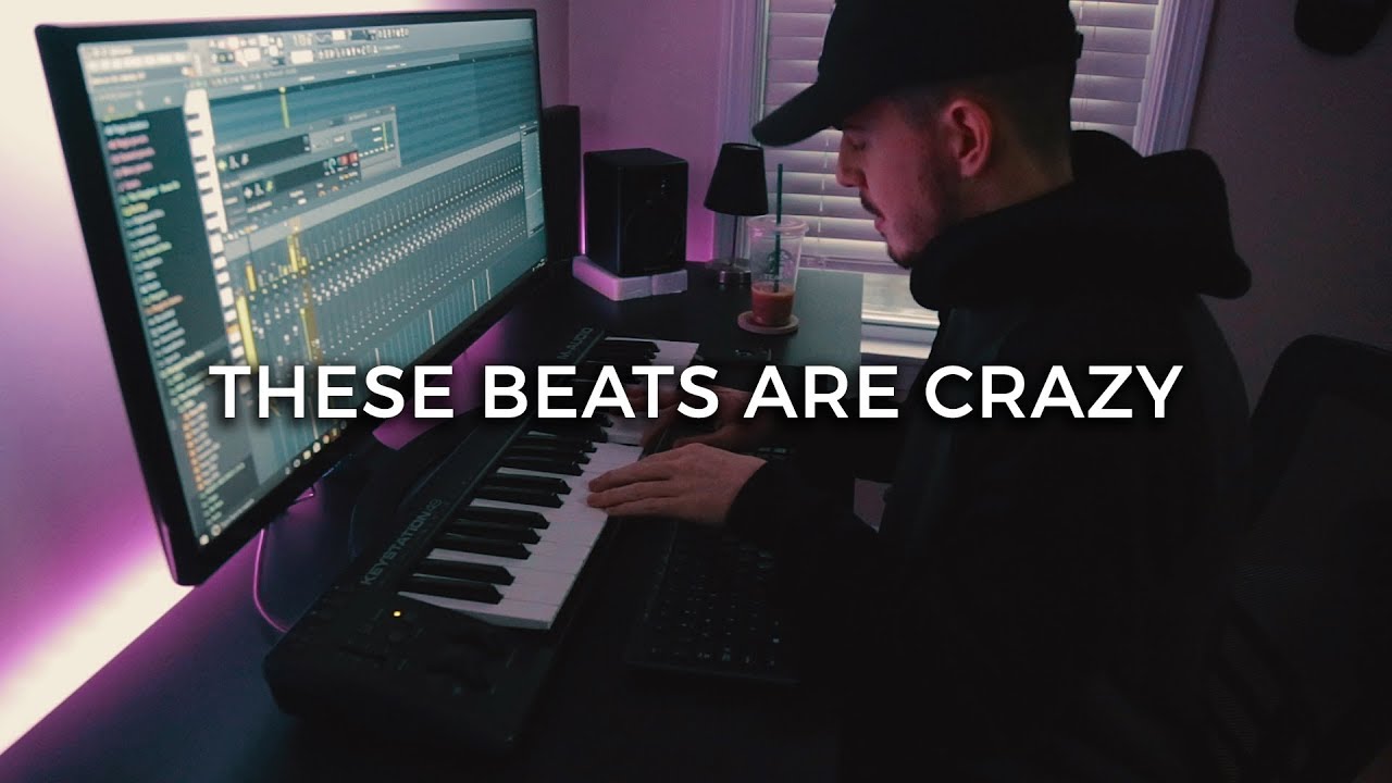 THESE BEATS ARE CRAZY. Making a Trap Beat FL Studio Vlog - YouTube