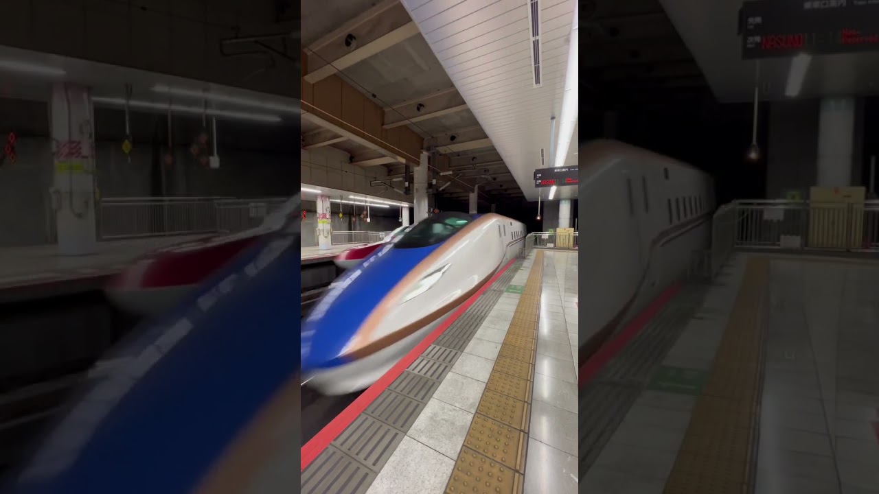 E5+E6系,E7系 新幹線 上野駅 Shinkansen/Bullet Train, Ueno station - YouTube