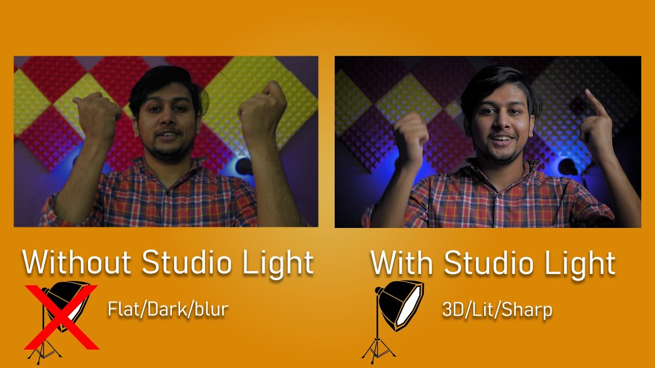 Studio Light Setup | Simpex SL60w with Softbox - YouTube