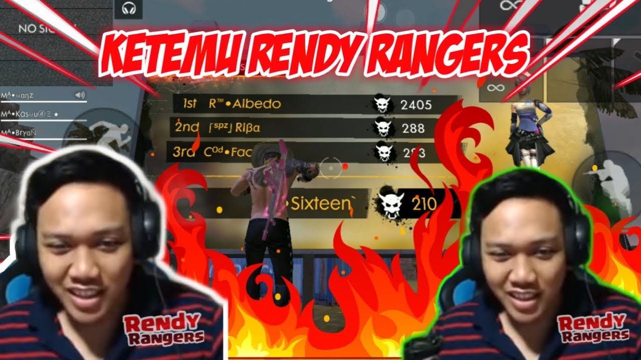LAGI KONTEN MALAH KETEMU RENDY RANGERS LIHAT DI AWAL MATCH!!!! - YouTube