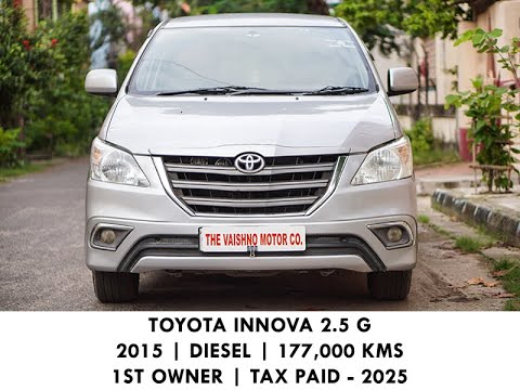💥Toyota Innova 2.5G(E4)💥| Diesel | 2015 Model | First Owner| Tax Paid ...