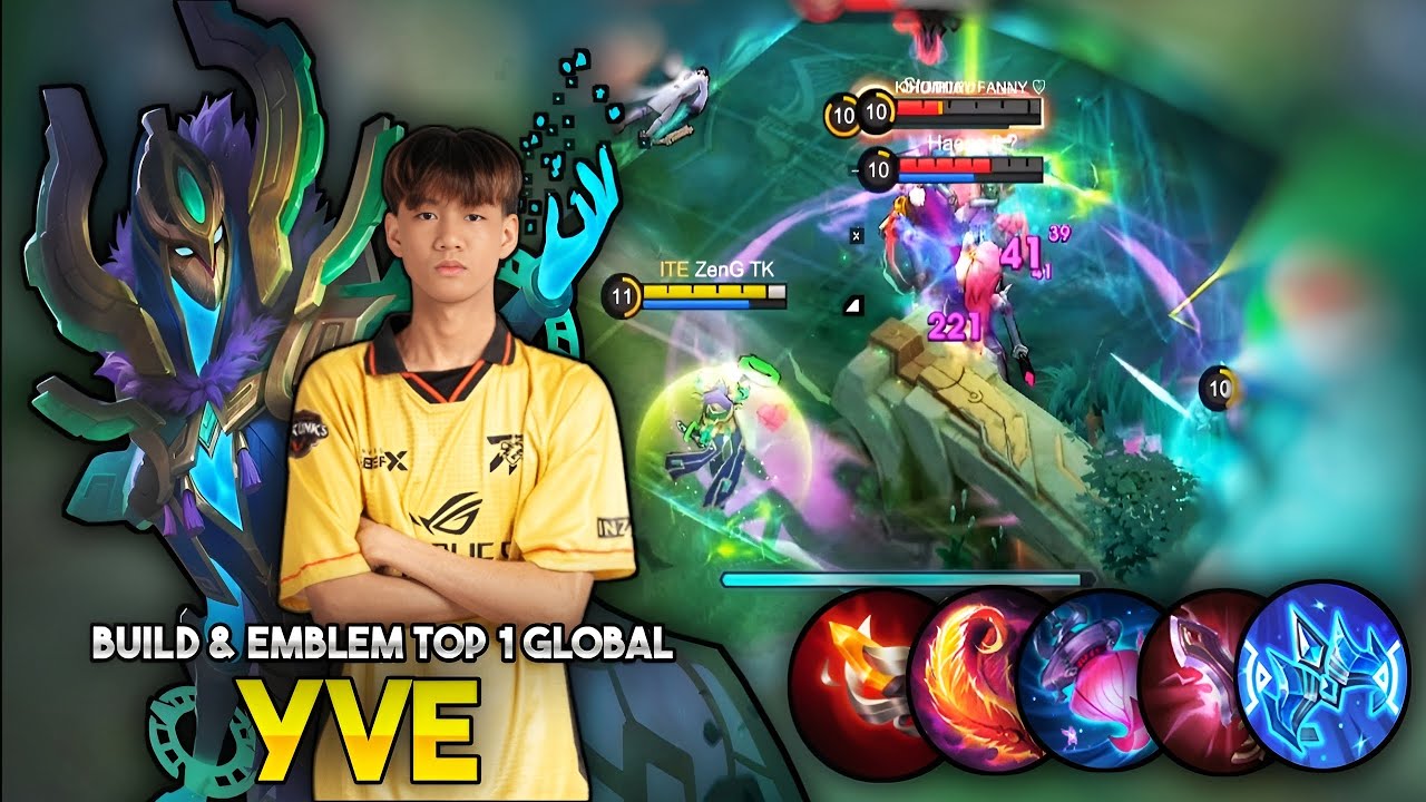 YVE BEST BUILD 2024 | TOP 1 GLOBAL YVE BUILD AND EMBLEM | SUPER FRINCE ...