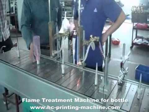 Flame treatment machine for bottle, flame treater, flame treatment unit ...