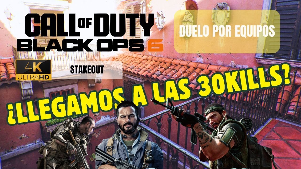 ¡NUEVO MAPA! STAKEOUT *duelo por equipos* ¿llegamos a 30 kills ...