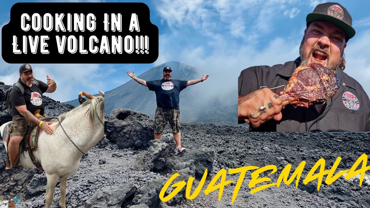 Cooking Steak in a VOLCANO! That’s active in Guatemala - YouTube