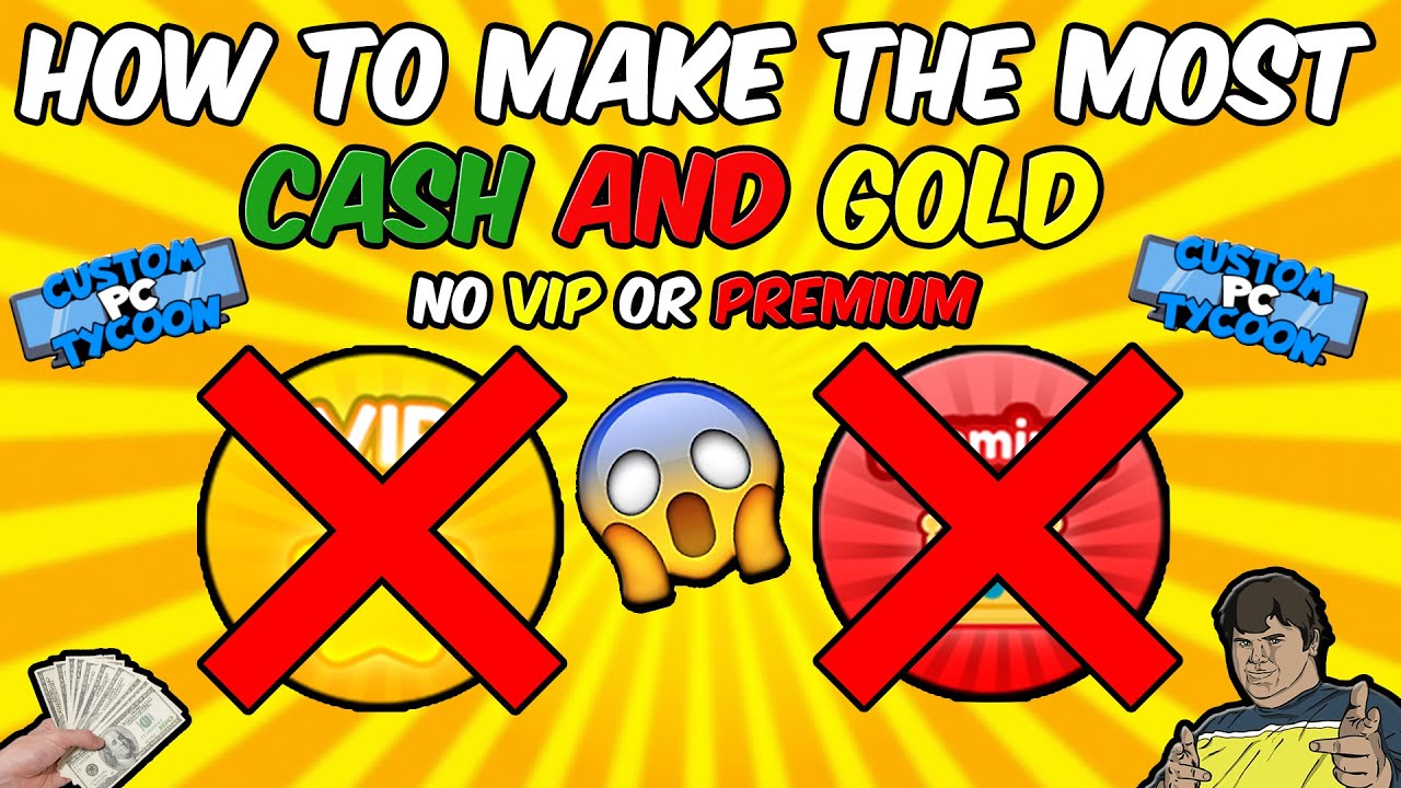 ⭐ HOW TO GET MOST GOLD AND CASH ⭐ BEGINERS Custom PC Tycoon [ROBLOX ...