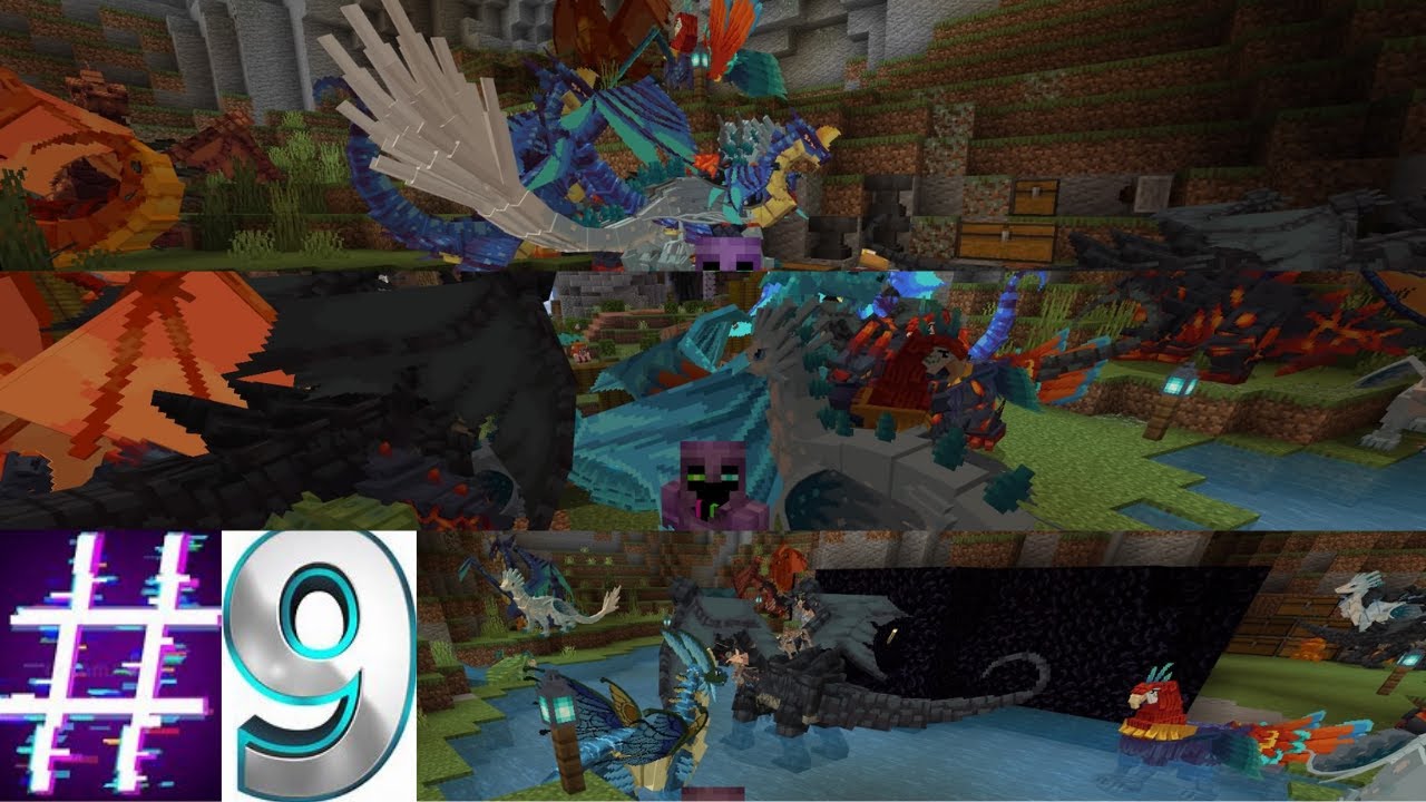 Minecraft Dragonfire Jurassic Rift#9 Hatching all of my dragon eggs ...