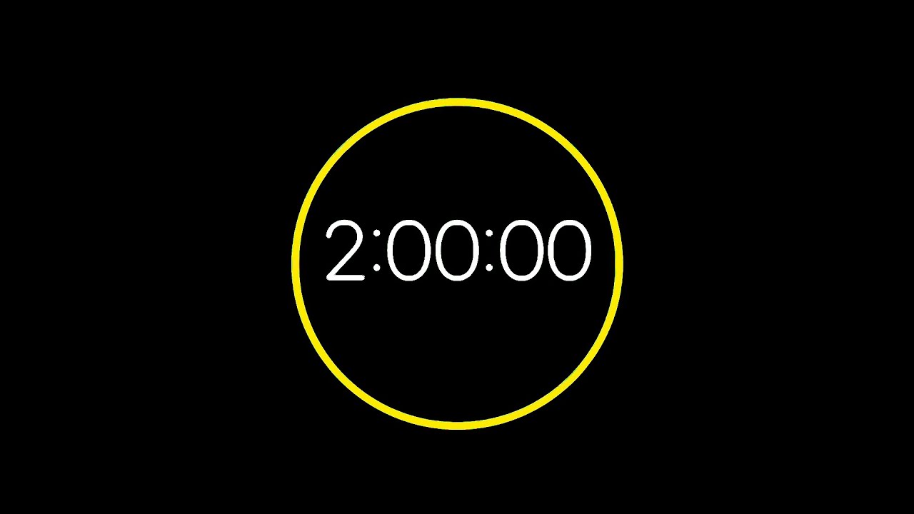 2 Hour Timer with Alarm 🔔 - YouTube