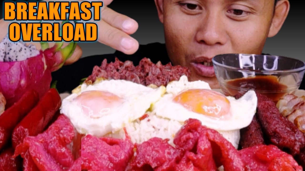 FILIPINO BREAKFAST OVERLOAD | PINOY ALMUSAL | MUKBANG PHILIPPINES ...