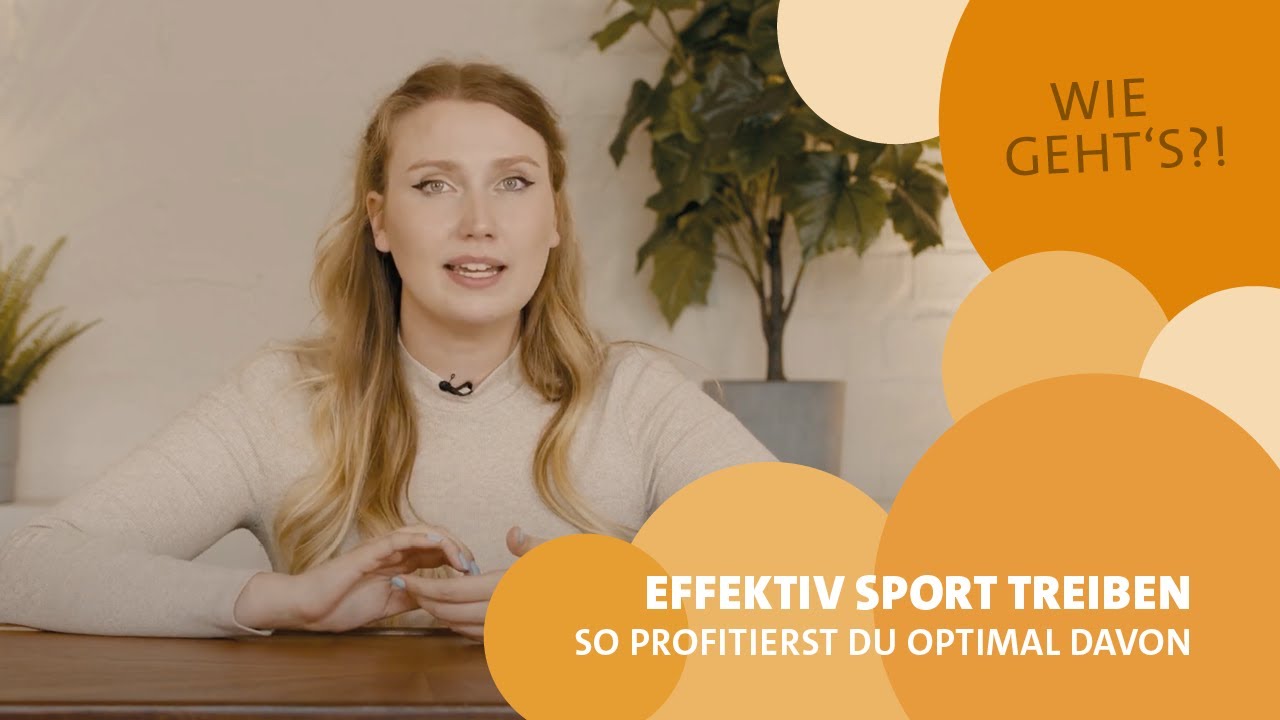 Effektiv Sport treiben - einfach erklärt - YouTube