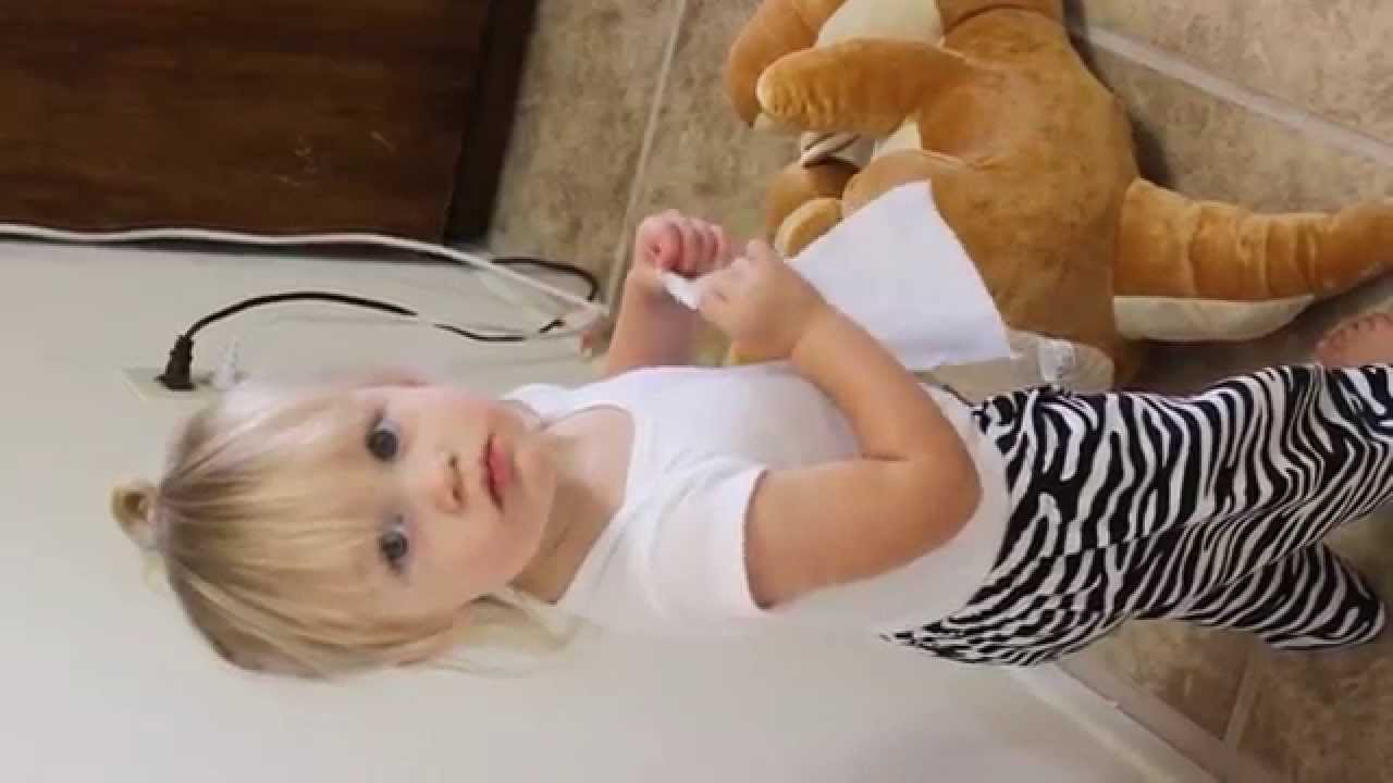 Haylee being a mommy - YouTube