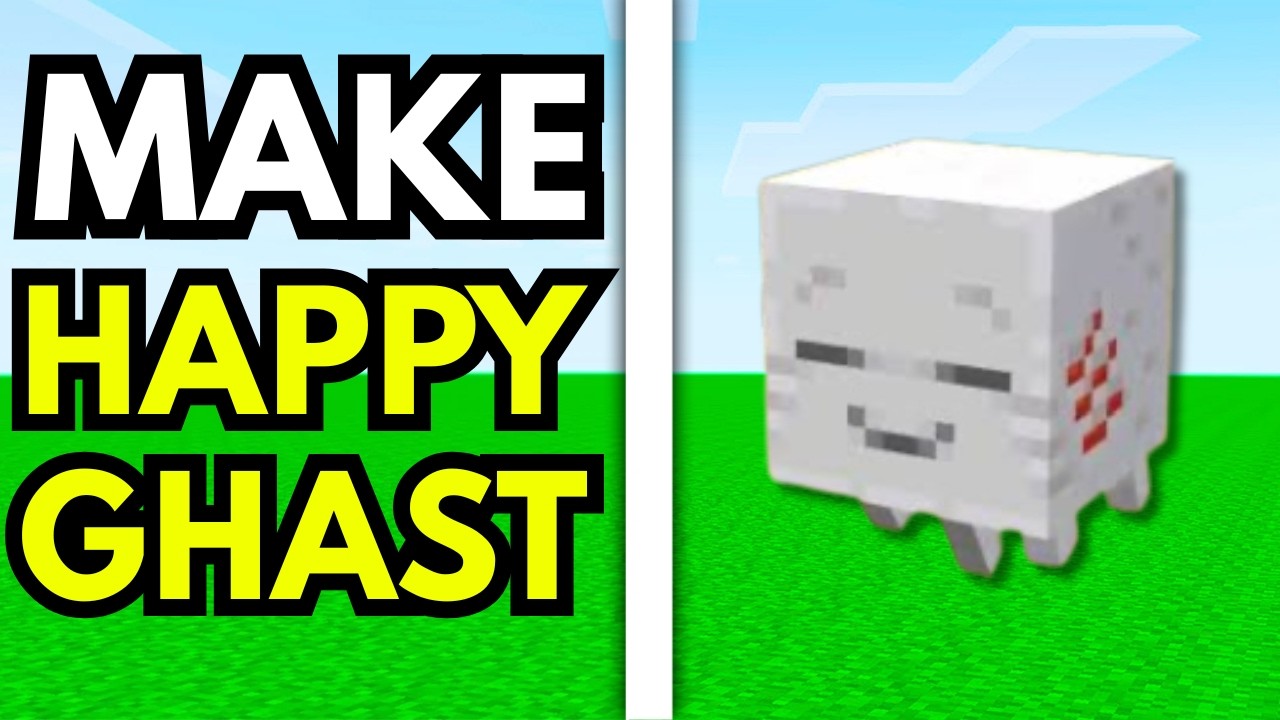 How To Make A Happy Ghast Saddle In Minecraft - YouTube
