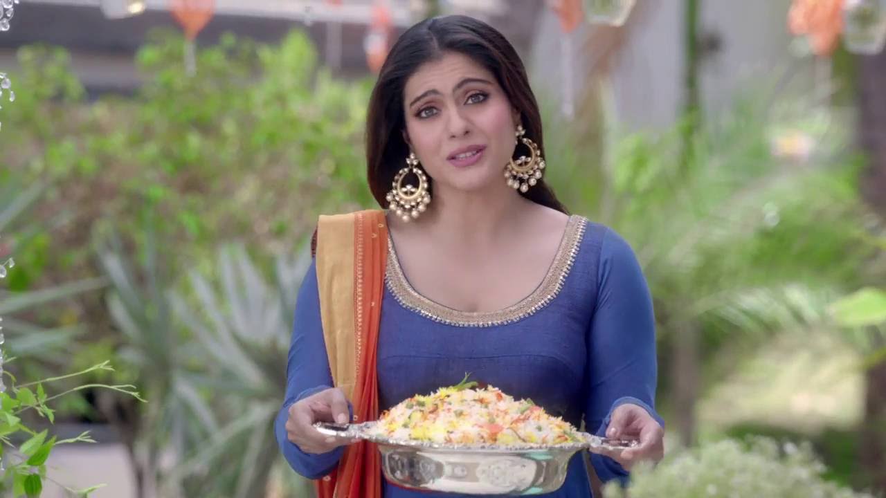 Fortune Biryani Special Basmati Rice with Kajol Devgan 15sec Hindi ...