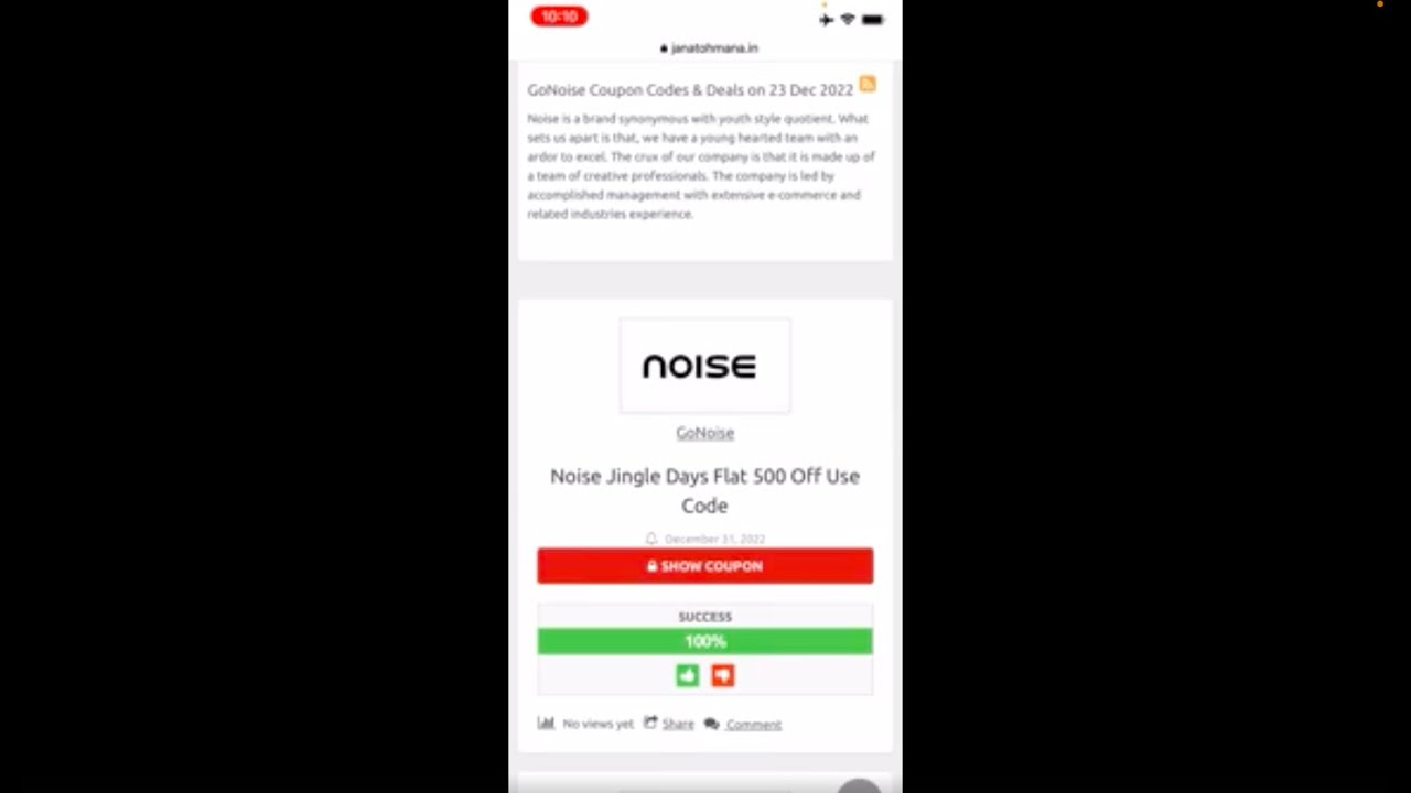 Gonoise coupon code | Gonoise coupons | high discount codes | Noise ...
