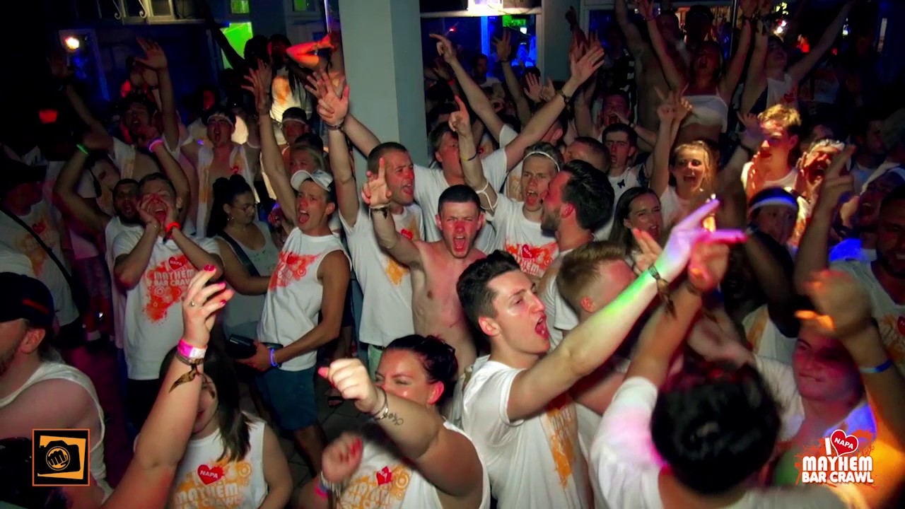 Mayhem Bar Crawl | Saturday 17th June 2017 | Ayia Napa Cyprus - YouTube