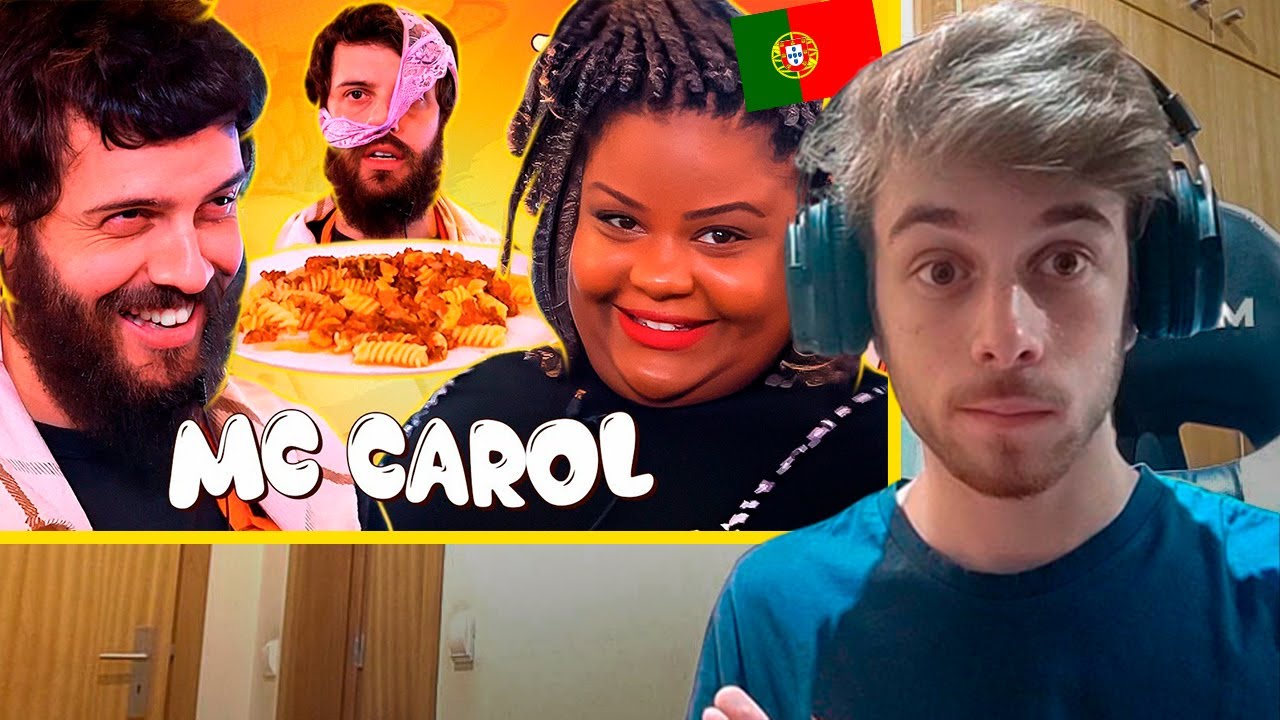 PORTUGUÊS REAGE a COZINHANDO MACARRÃO PARAFUSO COM MC CAROL no RANGO BRABO - YouTube