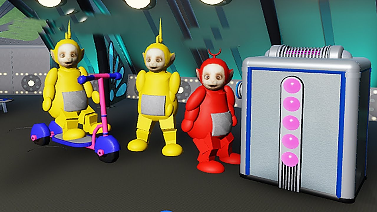 TELETUBBIES com Tinky-Winky, Dipsy, Laa Laa e Po no Jogo Roblox - OLHA ...