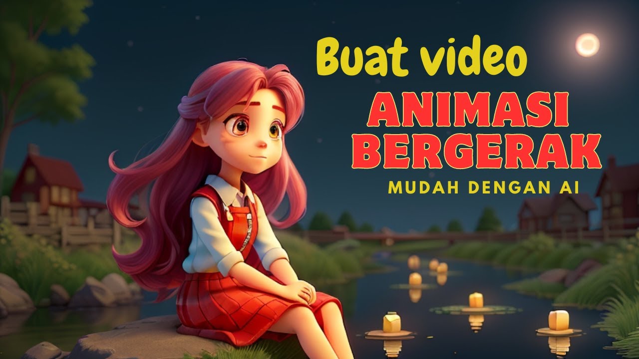 bikin video animasi bergerak !modal hp dan ai gratis - YouTube