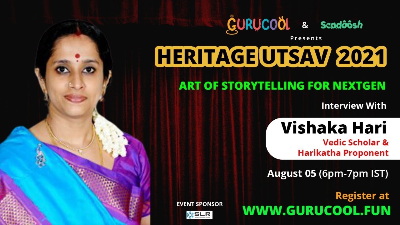 Art of StoryTelling for NextGen | Vishaka Hari | Charanya Kumar ...