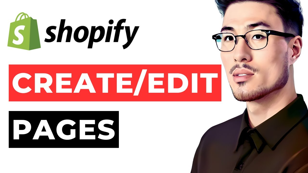 How to Create and Edit Shopify Pages on Your Shopify Store - YouTube