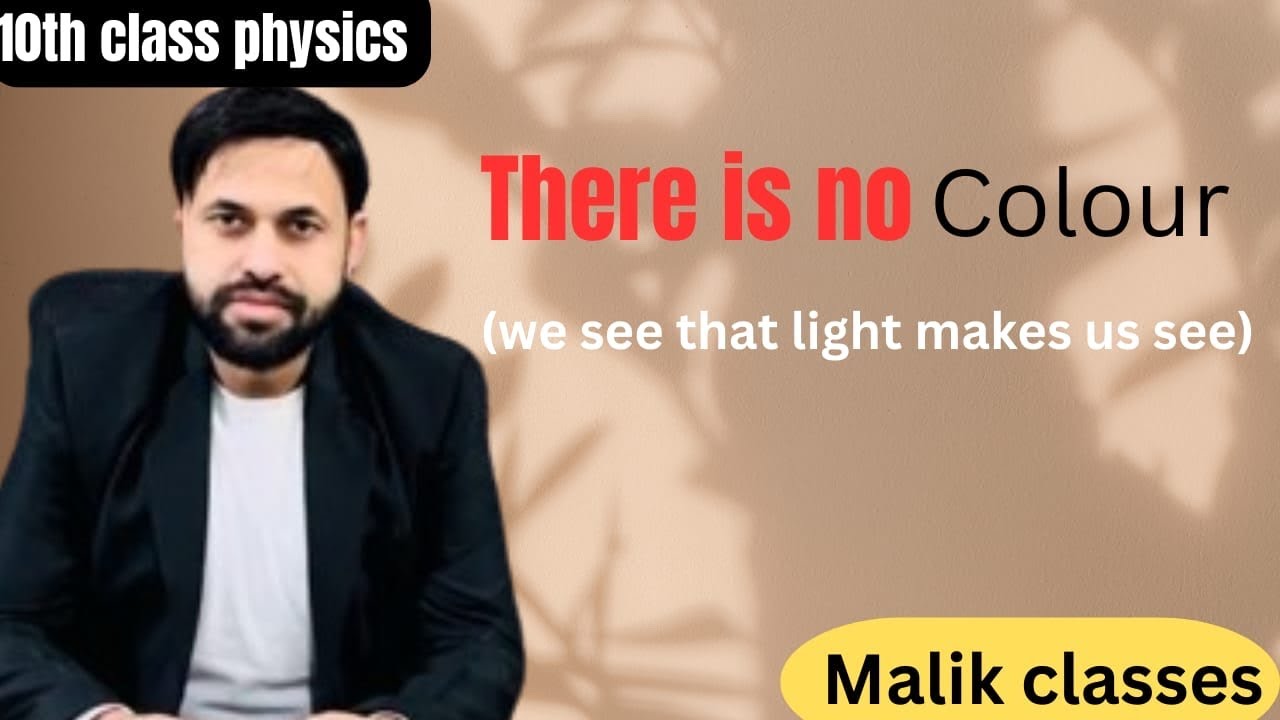 There is no colour how? (physics says) - YouTube
