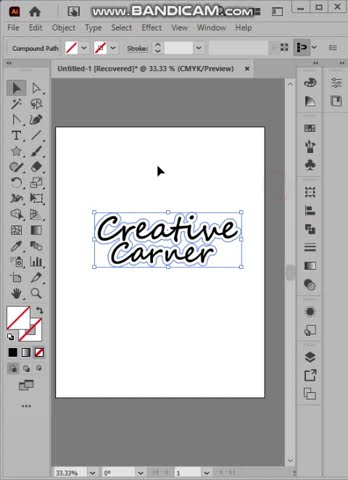 How to Create Outlined Text in Adobe Illustrator | Step-by-Step ...