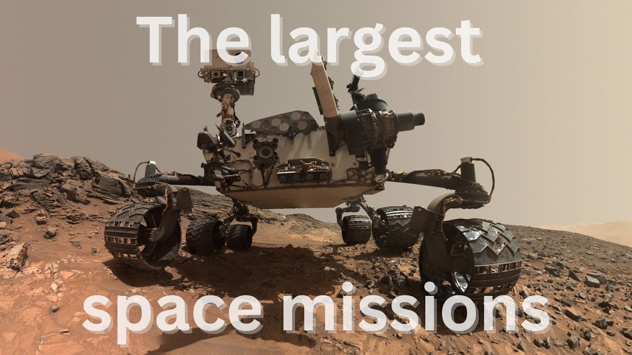 The largest space missions in history - Apollo, Voyager, Hubble, Mars ...