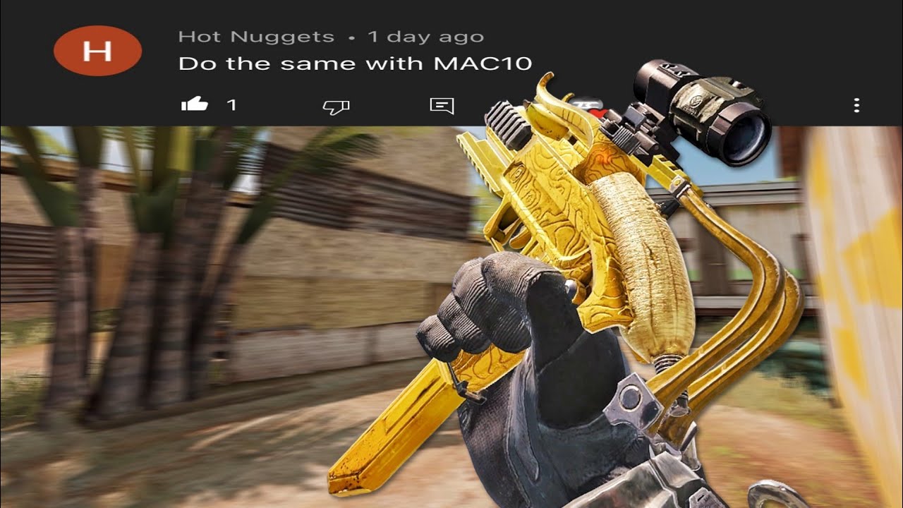 they wanted me to use banana sniper - YouTube