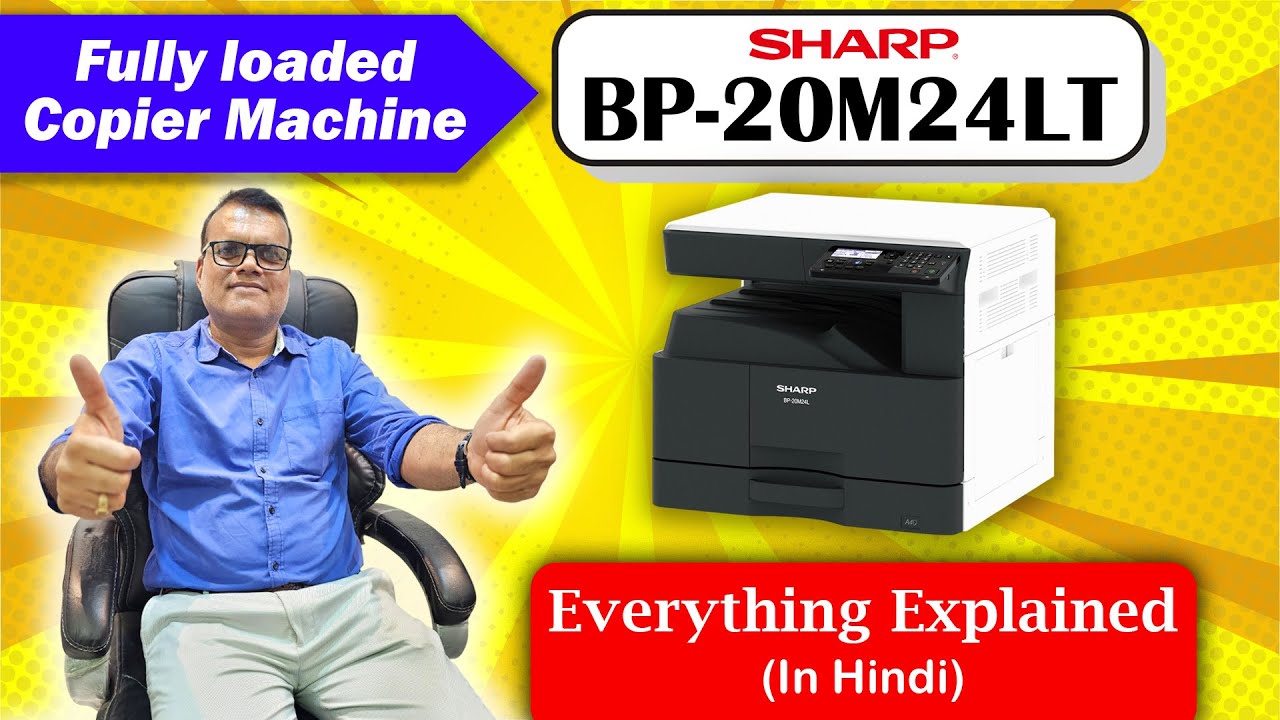 Sharp BP-20m24LT | Fully Loaded Copier Machine | Everything Explained ...