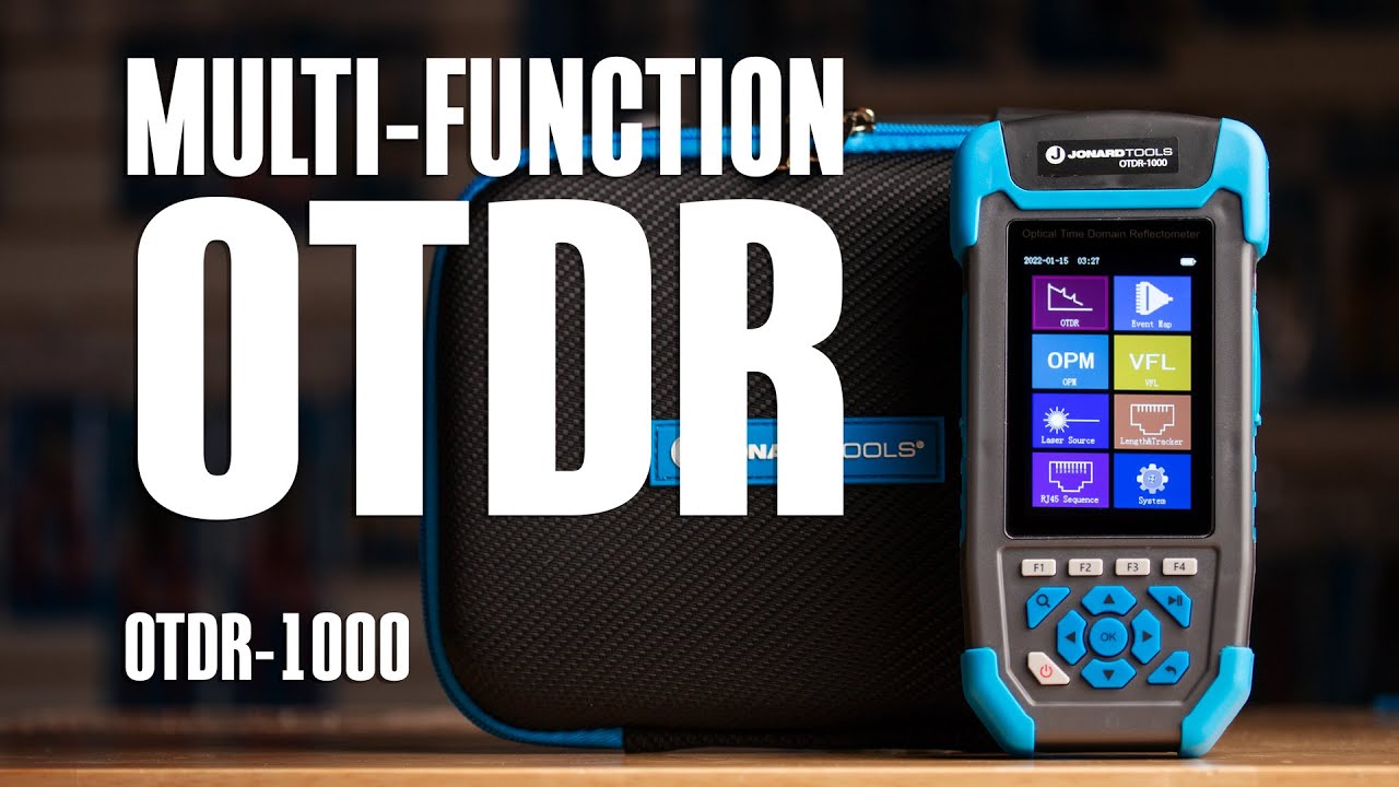Jonard Tools Multi-Function OTDR (OTDR-1000) Product Video - YouTube