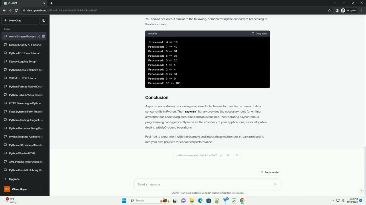 Asynchronous Stream Processing in Python - YouTube