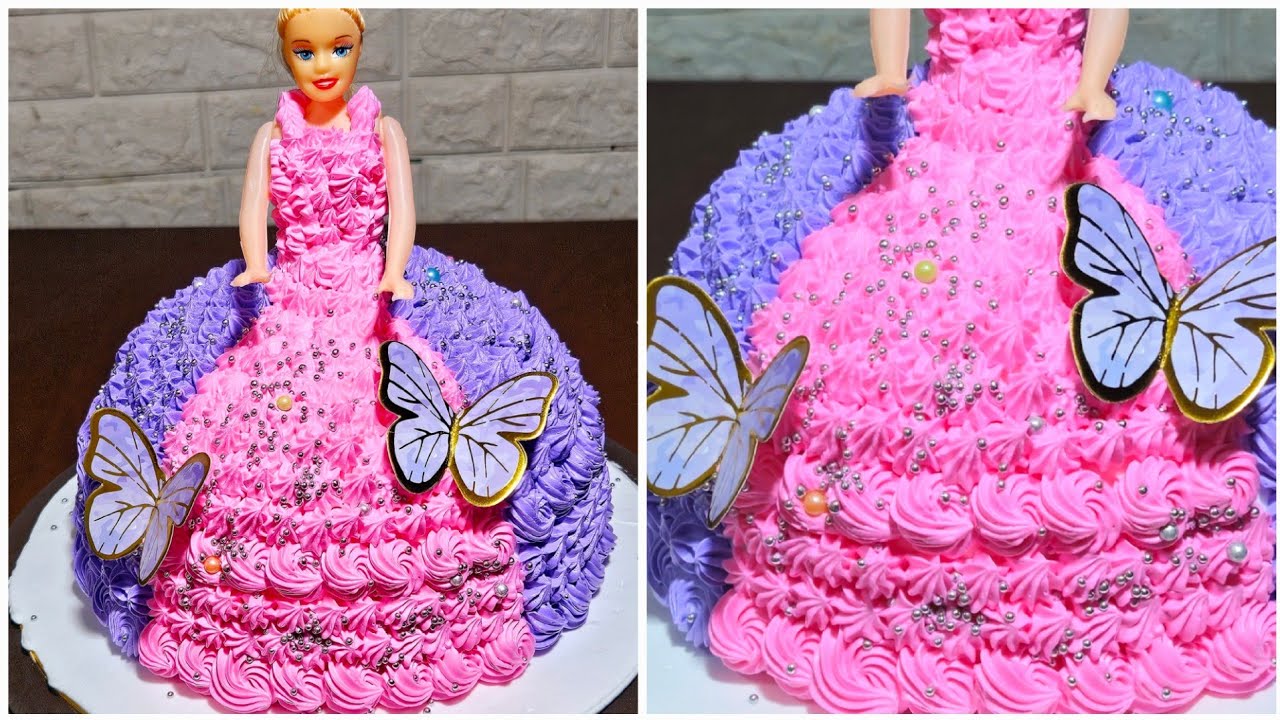 doll cake decoration | beautiful doll cake design | amazing cake ...
