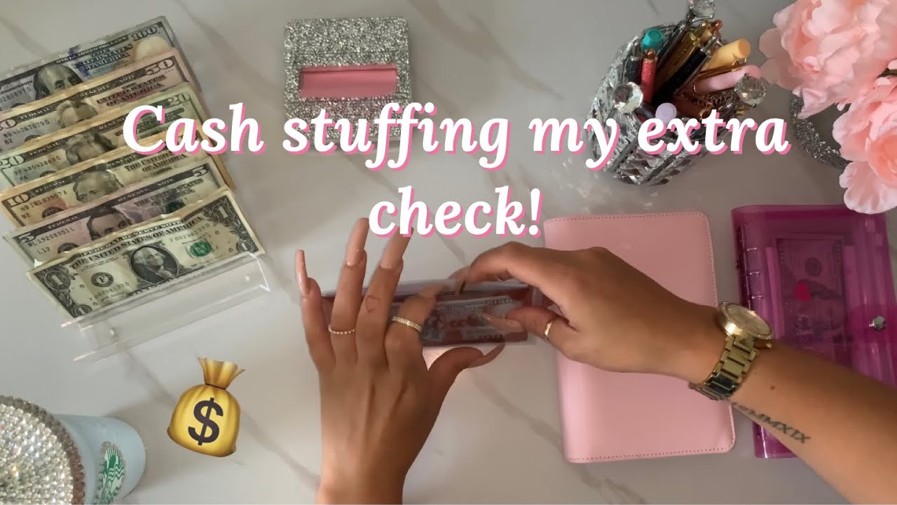 Cash envelope stuffing | sinking funds | July paycheck #5 (extra check ...