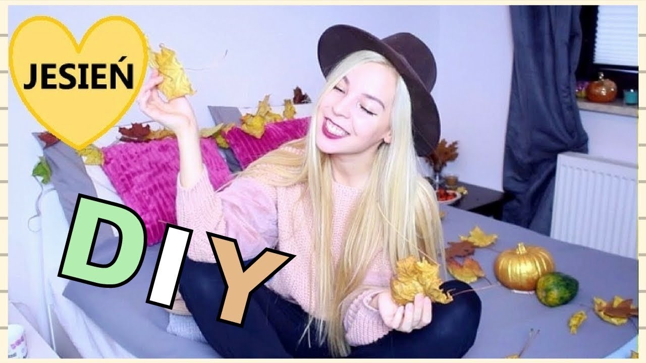 JAK SZYBKO udekorować POKÓJ NA JESIEŃ? DIY - YouTube
