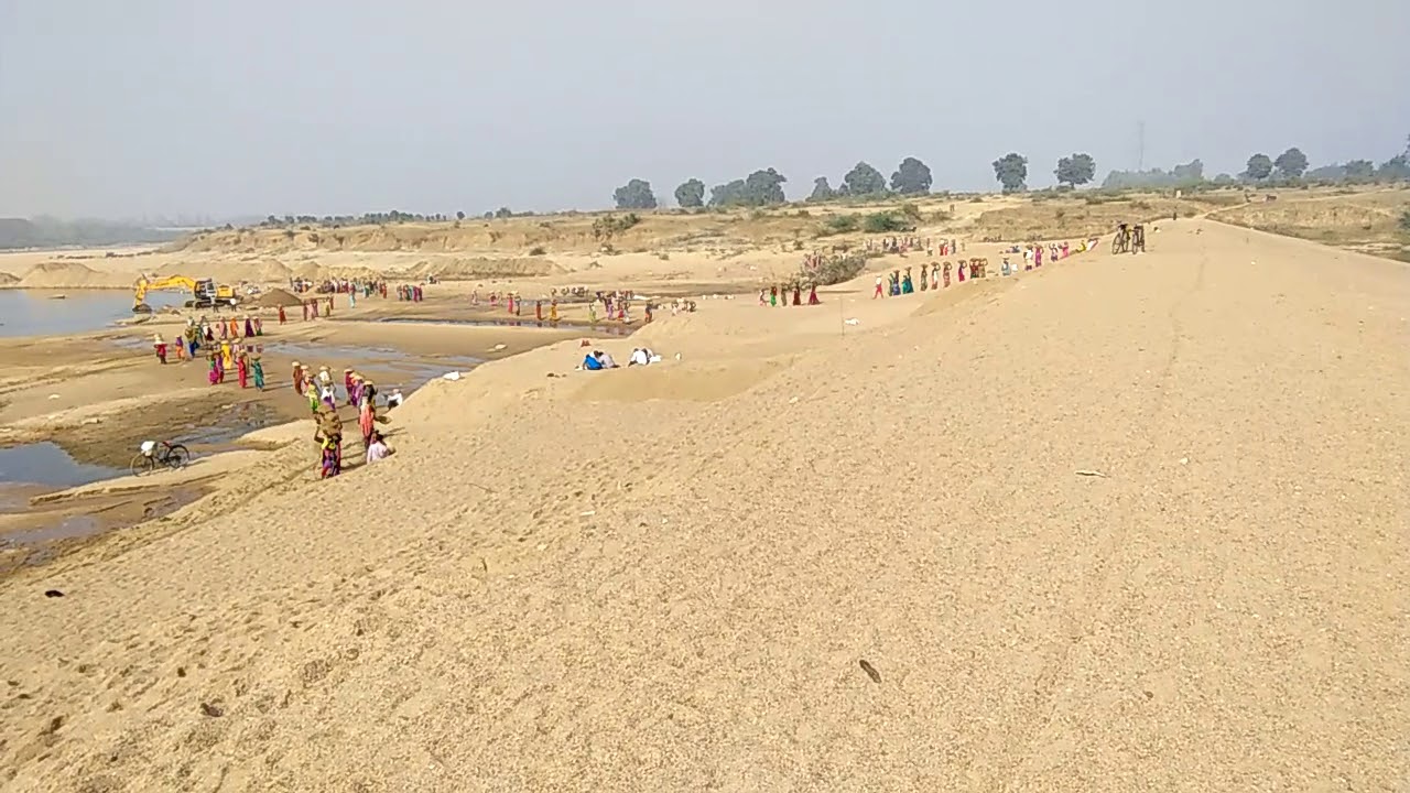 SONE river , near OPM (Amlai) - YouTube