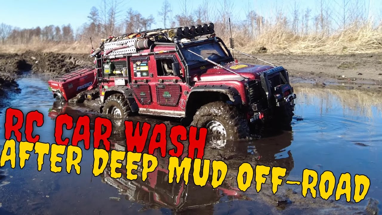 rc car wash | how to clean rc car after deep mud off road | washing the ...